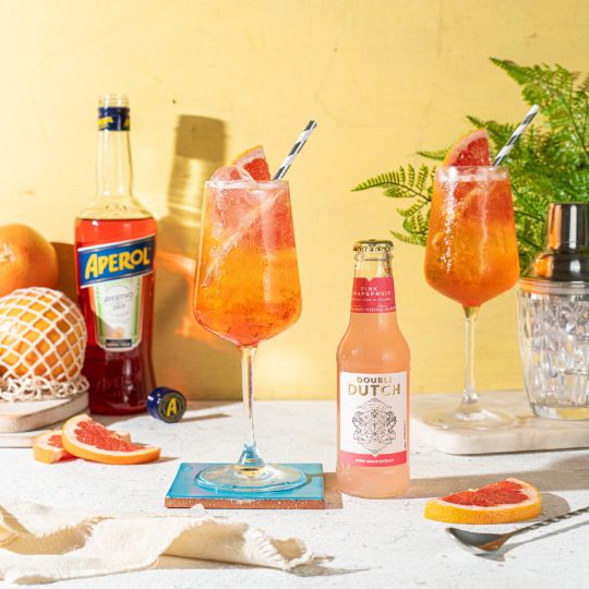 Sunset Spritz Recipe | Double Dutch Drinks